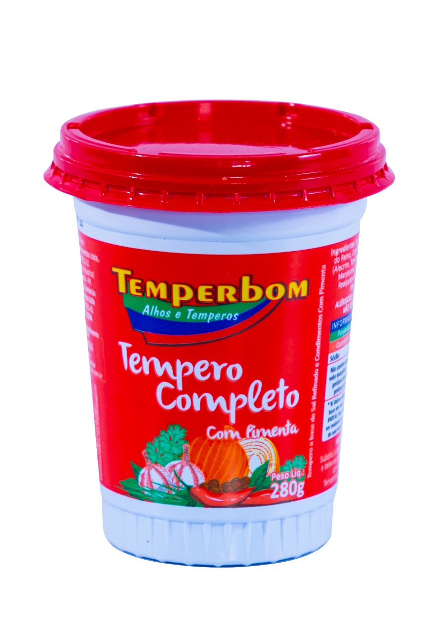 Temperbom - Alhos e temperos | Tempero Completo Com Pimenta 280g