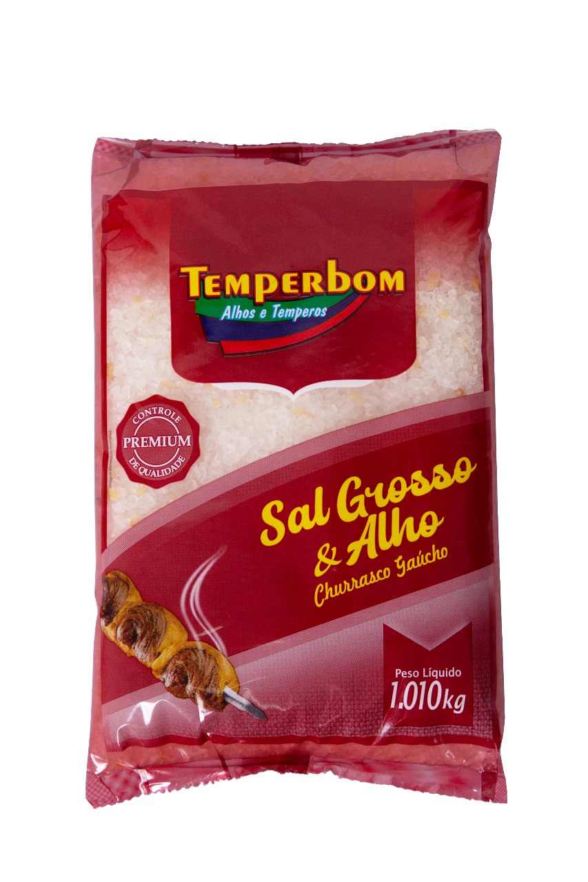 Temperbom - Alhos e temperos | Sal Grosso e Alho 1.010kg